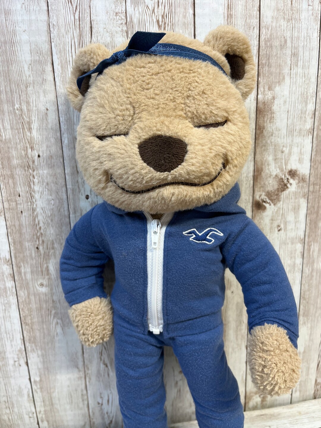 OOAK Blue Logo Hoodie and Leggings to Fit Meddy Teddy Bears - Etsy
