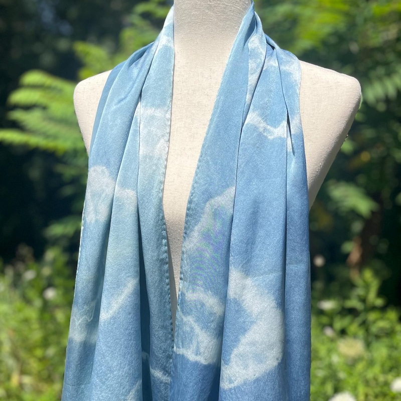 Indigo Scarf - Etsy
