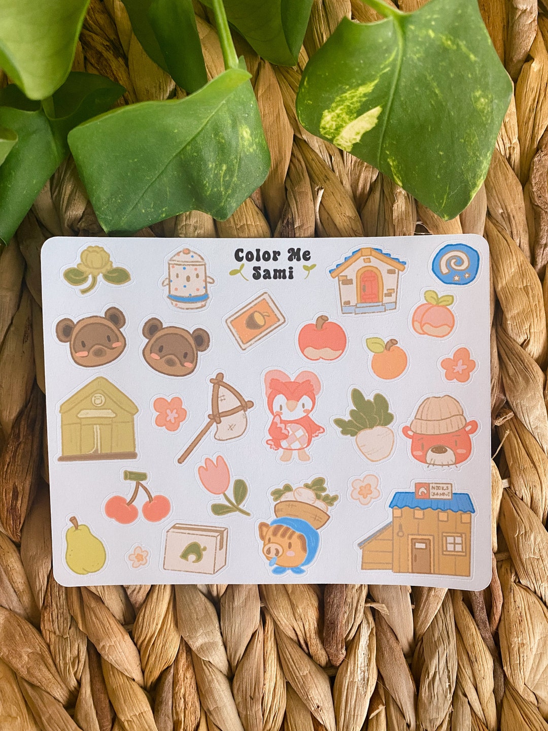 Animal Crossing Sticker Sheet Bullet Journal Stickers, Planner Stickers ...