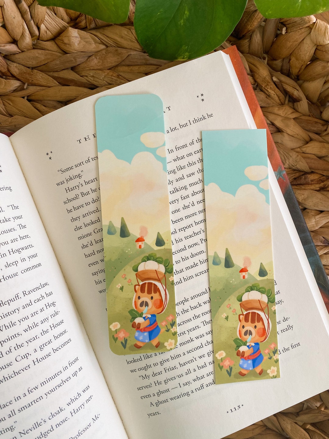 Daisy Mae Bookmark Double Sided, Book Lover Gift, Handmade Bookmarks ...