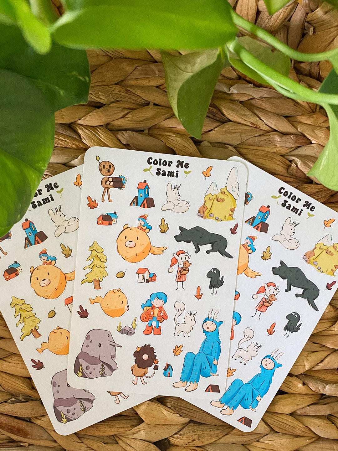 Hilda Sticker Sheet Bullet Journal Stickers Planner - Etsy