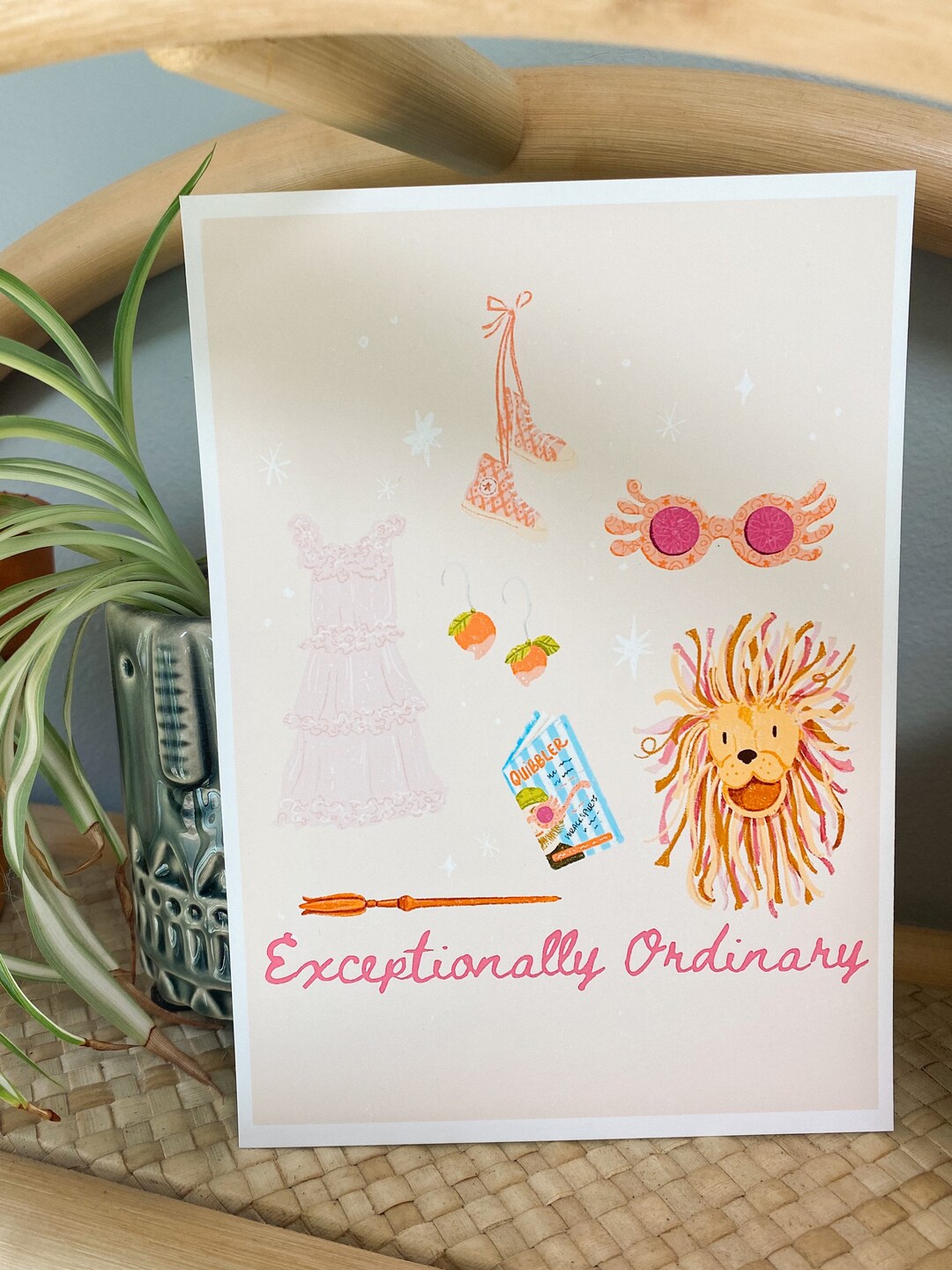 Exceptionally Ordinary Print | Magical Print, Postcard, Art Print, Luna ...