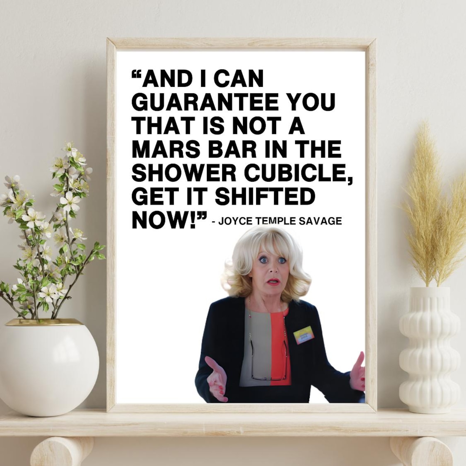 Benidorm TV Quote Print | Joyce Temple-savage, Funny Gift (digital ...