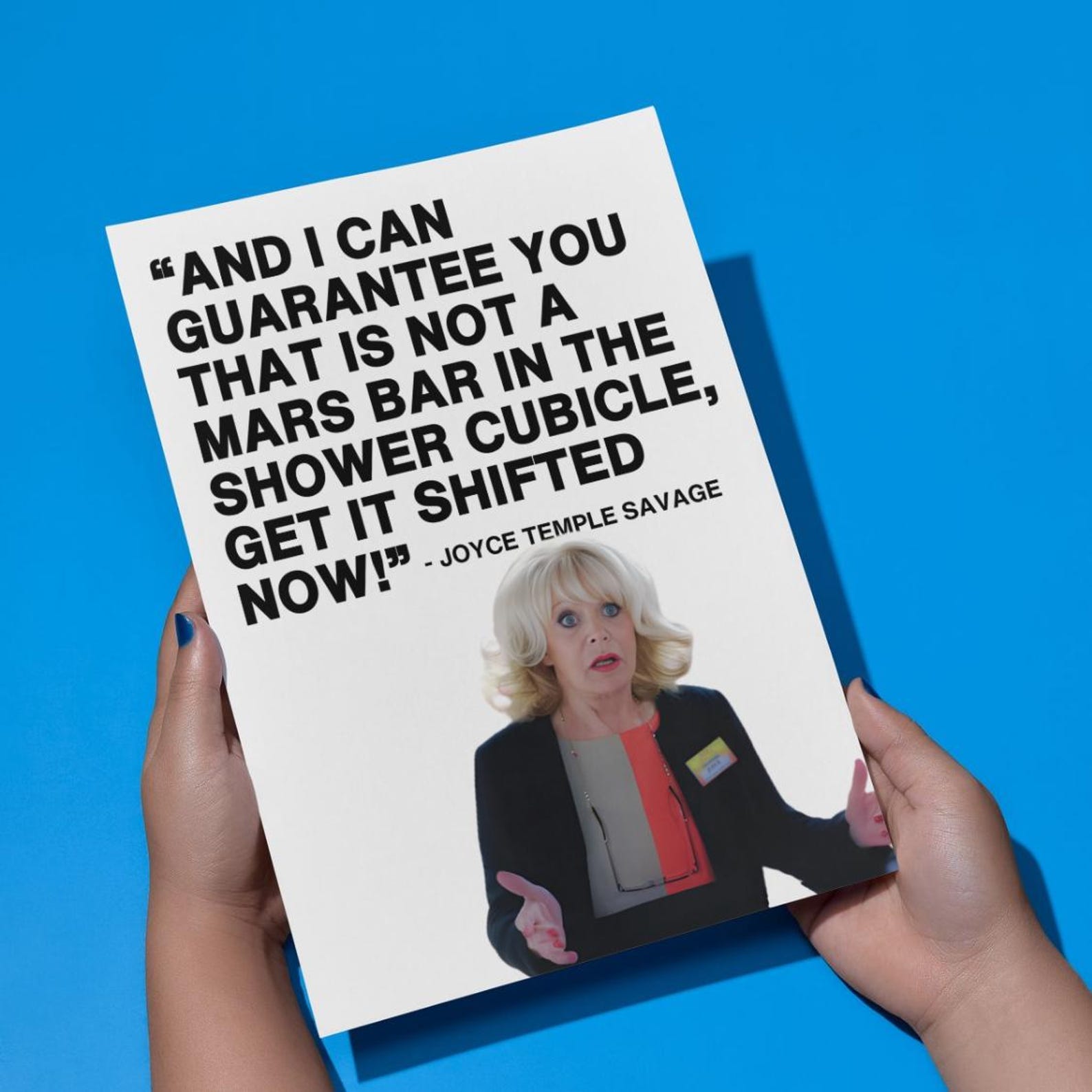 Benidorm TV Quote Print | Joyce Temple-savage, Funny Gift (digital ...