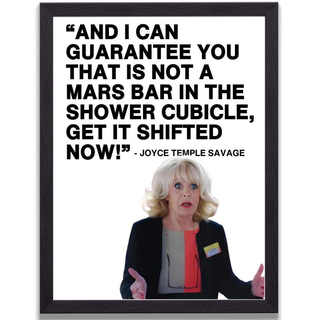 Benidorm TV Quote Print | Joyce Temple-savage, Funny Gift (digital ...