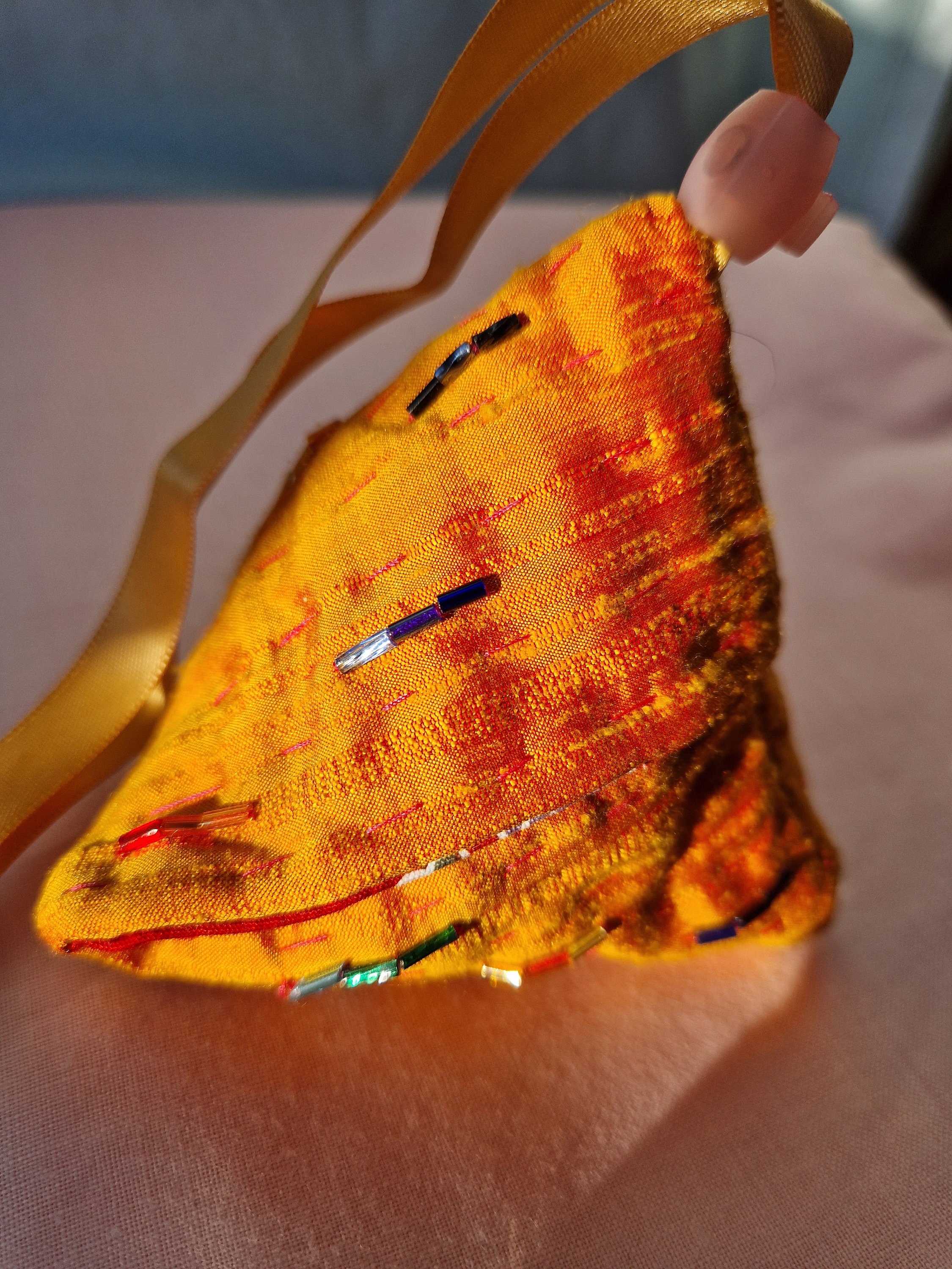 Colorful Pyramid Pouch, Birthday Gift, Coin Mini Purse - Etsy