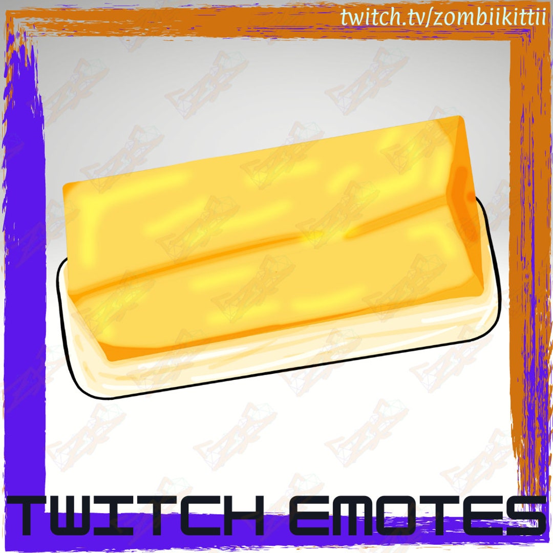 Twitch Emote Butter Emote Food Emote - Etsy