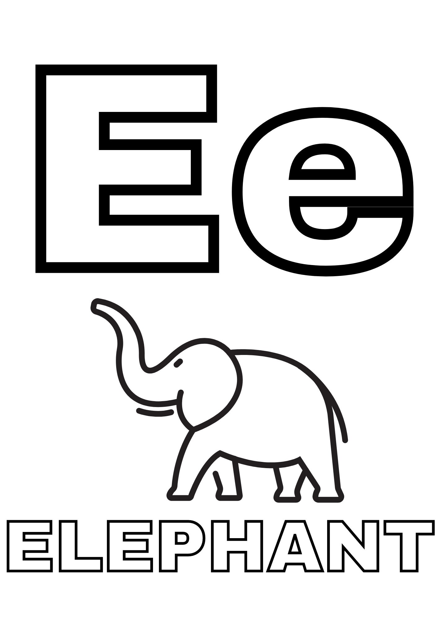 Children's Alphabet Coloring Book - Etsy
