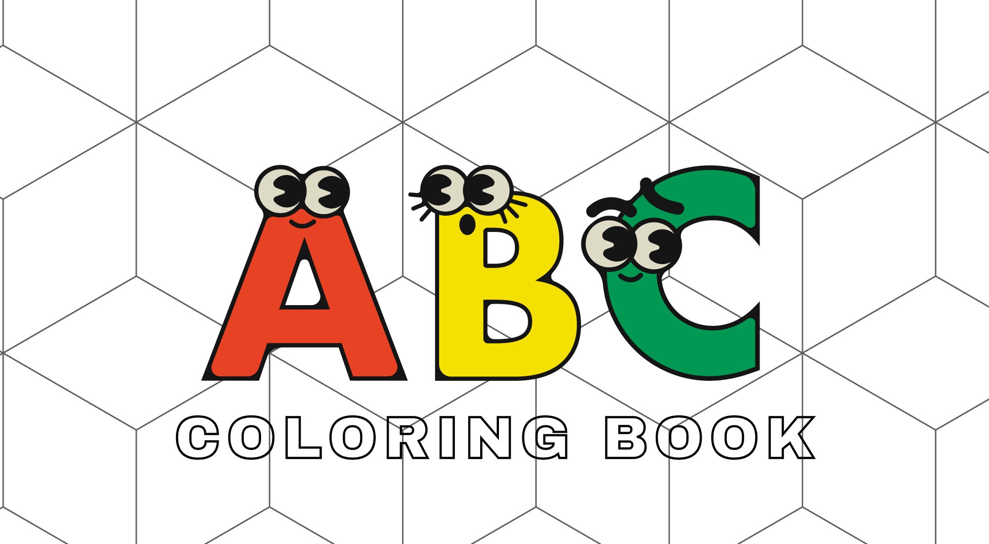 Children's Alphabet Coloring Book - Etsy