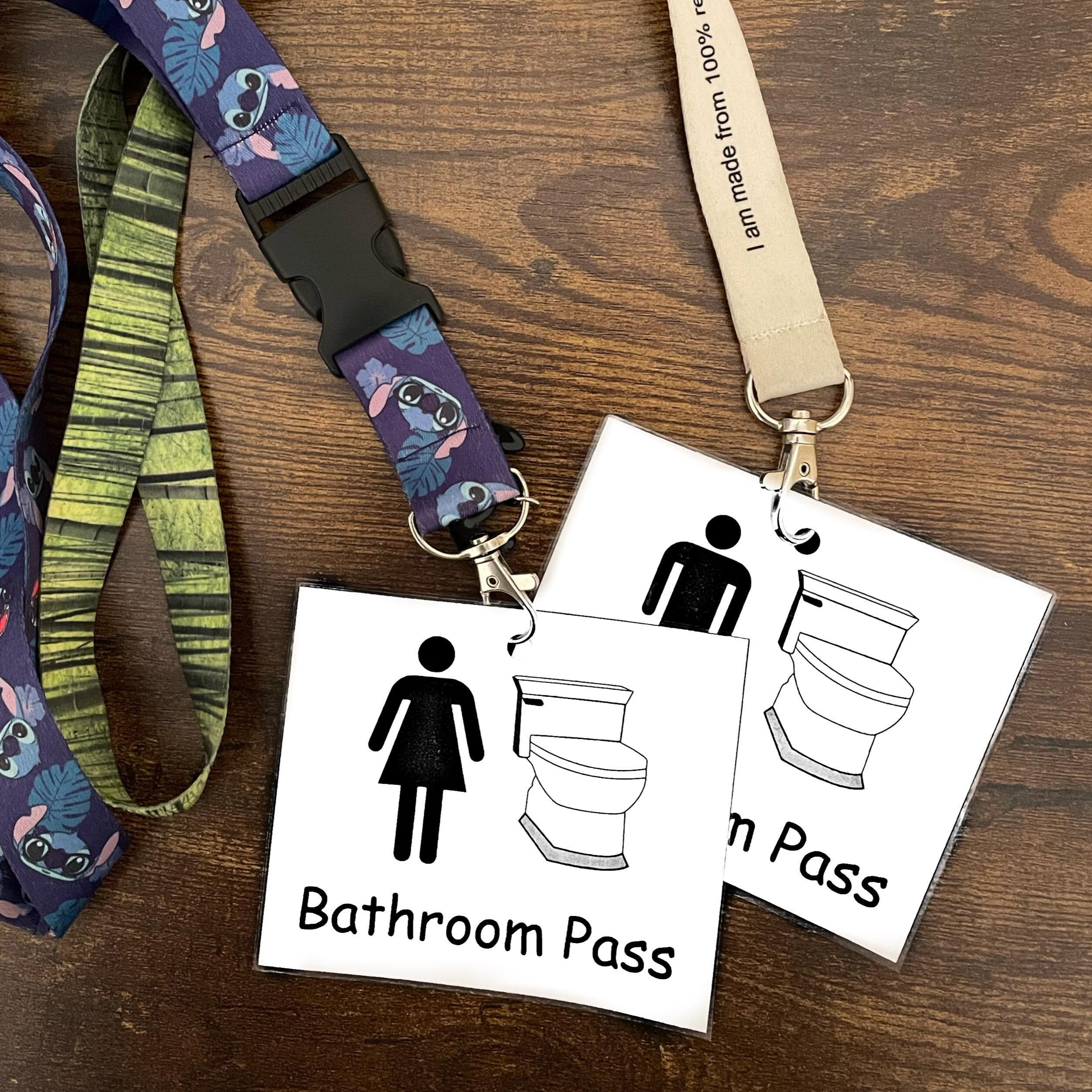School Hall Pass | Library Pass | Bathroom Pass | Office Pass | Nurse ...