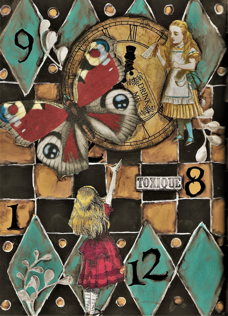 Alice in Wonderland Checkered - Etsy