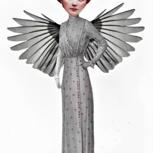 Steampunk Paper Dolls - Set of 2 Dolls - Etsy