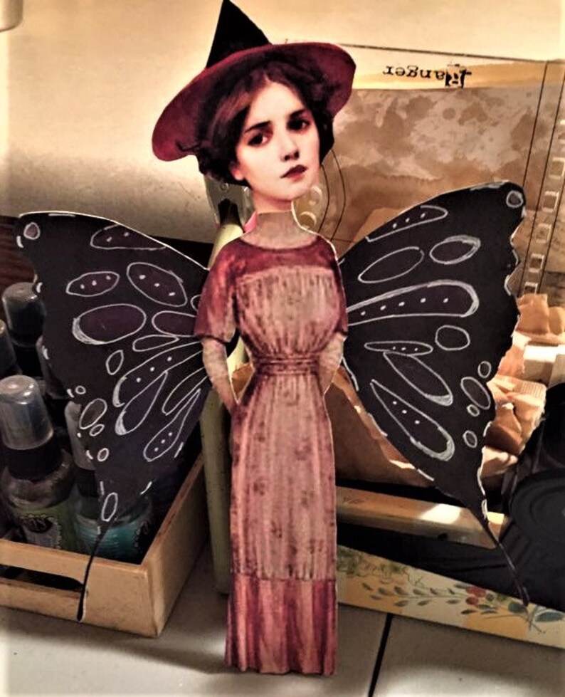 Steampunk Paper Dolls - Set of 2 Dolls - Etsy