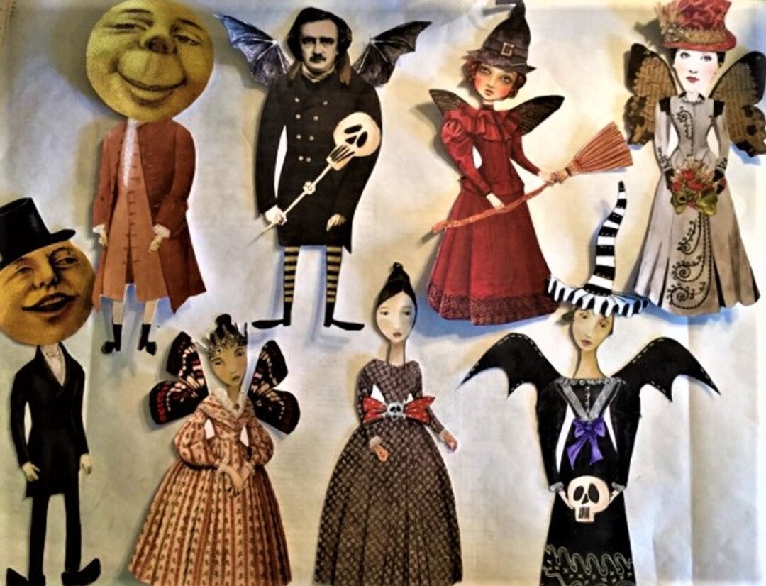 Paper Dolls Set 2 - Set of 4 Dolls - Etsy