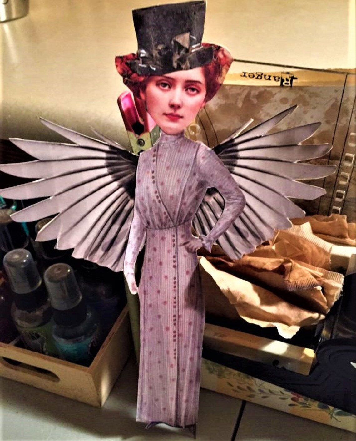 Steampunk Paper Dolls - Set of 2 Dolls - Etsy