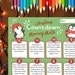 Christmas Countdown Math Printable Worksheet Morning Math Problems ...