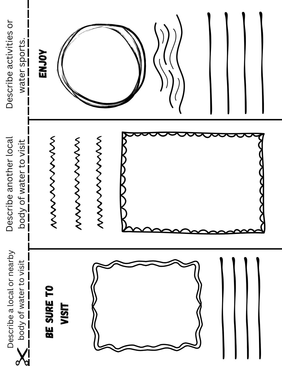 Bodies of Water Printable Unit Homeschool Science Social Studies ...