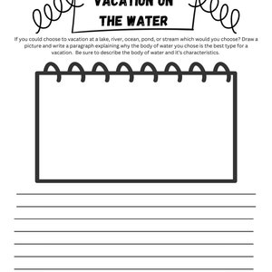 Bodies of Water Printable Unit Homeschool Science Social Studies ...