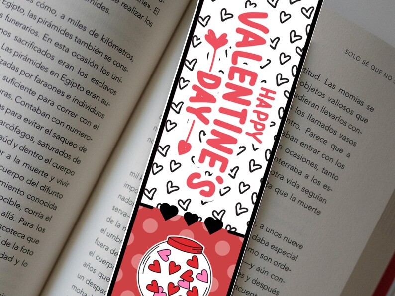 Elementary Classroom Printable Valentines Bookmarks Boys Kids ...