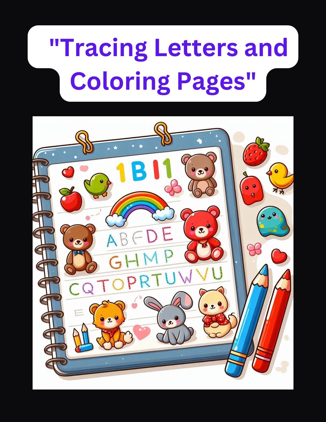 Alphabet Tracing Worksheets and Fun Coloring Pages | Printable Kids ...