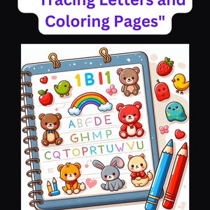 Alphabet Tracing Worksheets and Fun Coloring Pages | Printable Kids ...