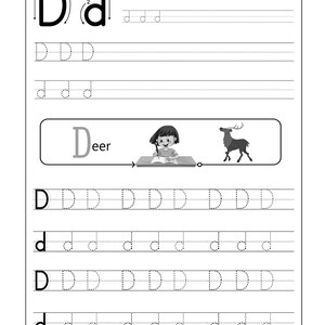 Alphabet Tracing Worksheets and Fun Coloring Pages | Printable Kids ...