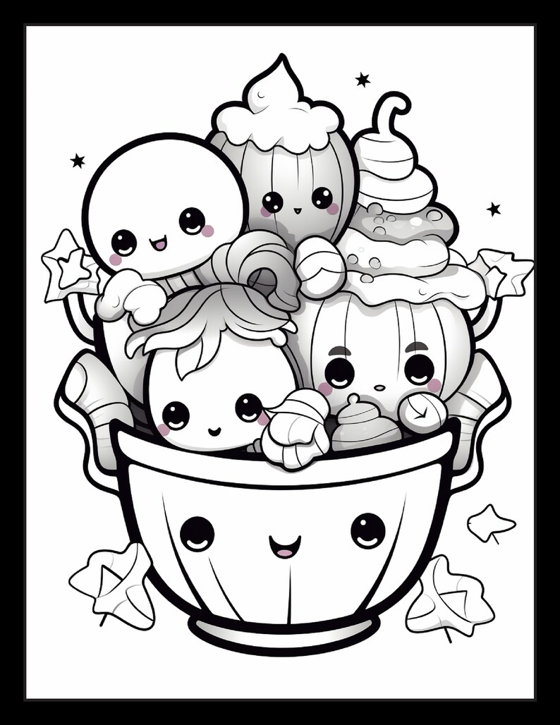 97 Candy Halloween Coloring Pages for Kids: A Fun and Spooky Adventure ...