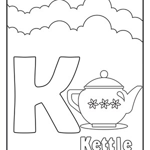 26 ABC Alphabet Coloring Pages for Kids | Educational Coloring Book ...