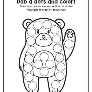 A-Z Animal Alphabet Dot Marker Worksheets: Coloring Printables for ...