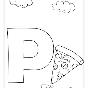 26 ABC Alphabet Coloring Pages for Kids Educational Coloring Book Fun ...