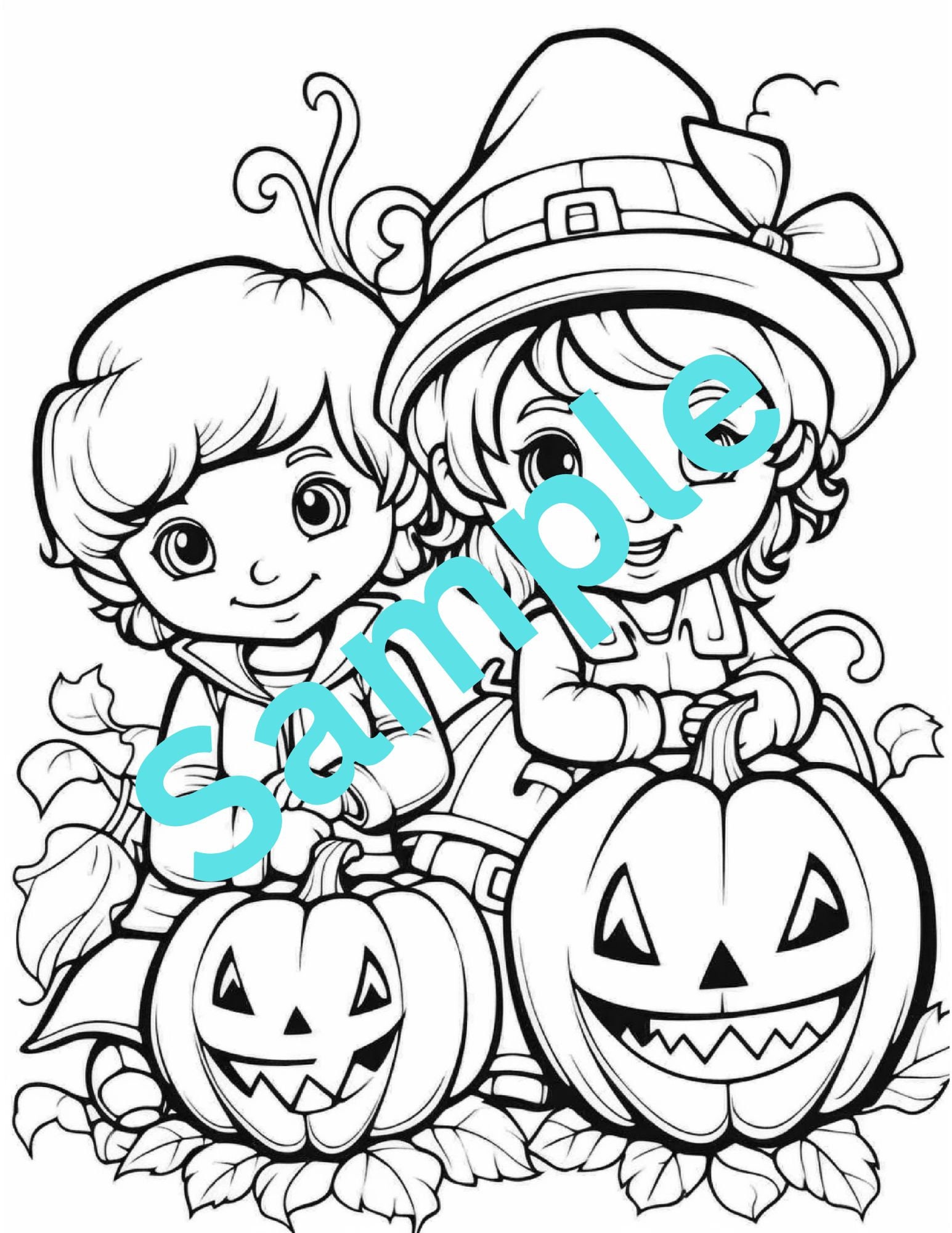 Cute Halloween Coloring and Activity Book: Fun for Kids and Adults - Etsy