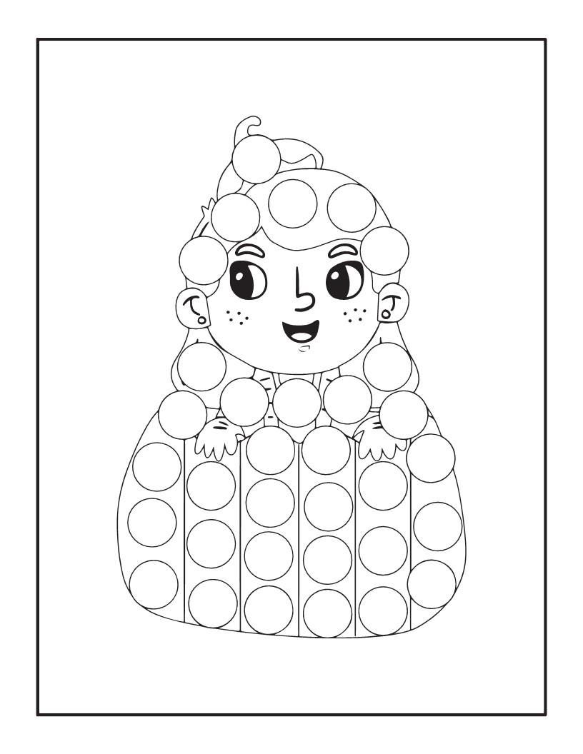 Thanksgiving Dot Markers Activity Pages for Kids | Fall Coloring Pages ...