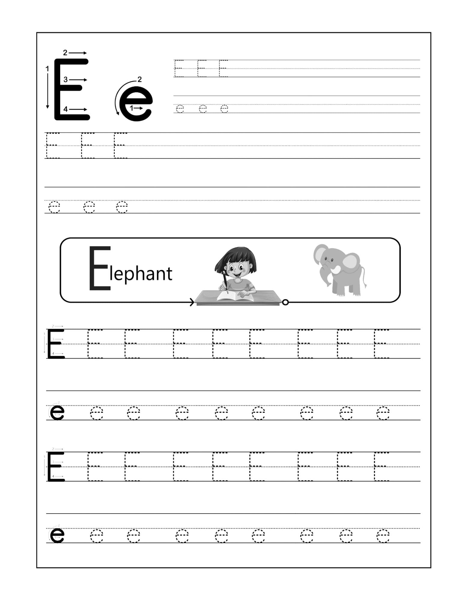 Alphabet Tracing Worksheets and Fun Coloring Pages | Printable Kids ...
