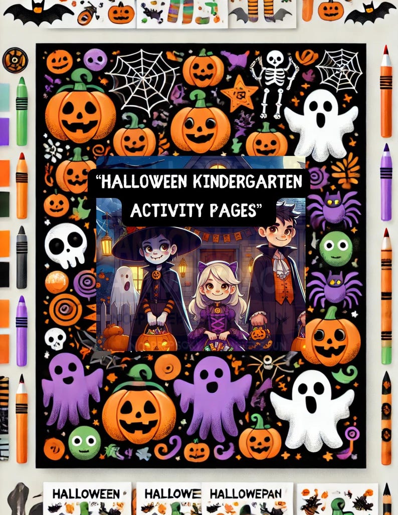 Halloween Kindergarten Activity Pack | No-prep Spooky Learning Fun ...