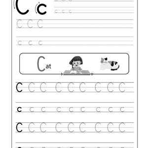 Alphabet Tracing Worksheets and Fun Coloring Pages | Printable Kids ...