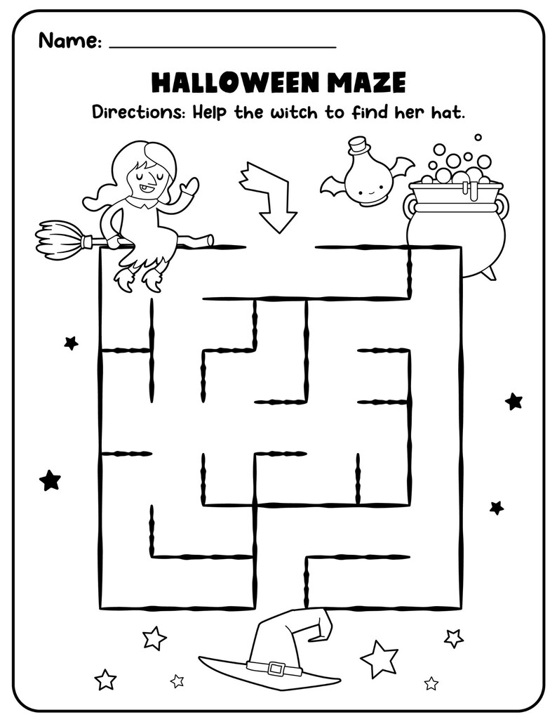 Halloween Kindergarten Activity Pack | No-prep Spooky Learning Fun ...