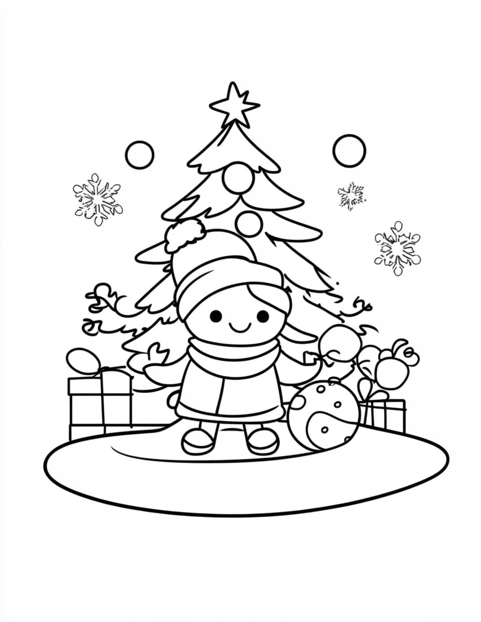300 Festive Christmas Coloring Book Pages - Printable PDF - Etsy