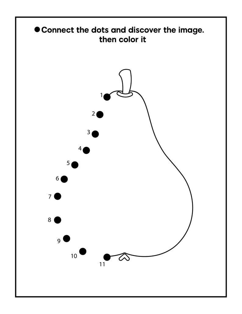 Connect the Dot Activity Pages for Kids | Dot to Dot Coloring Book ...