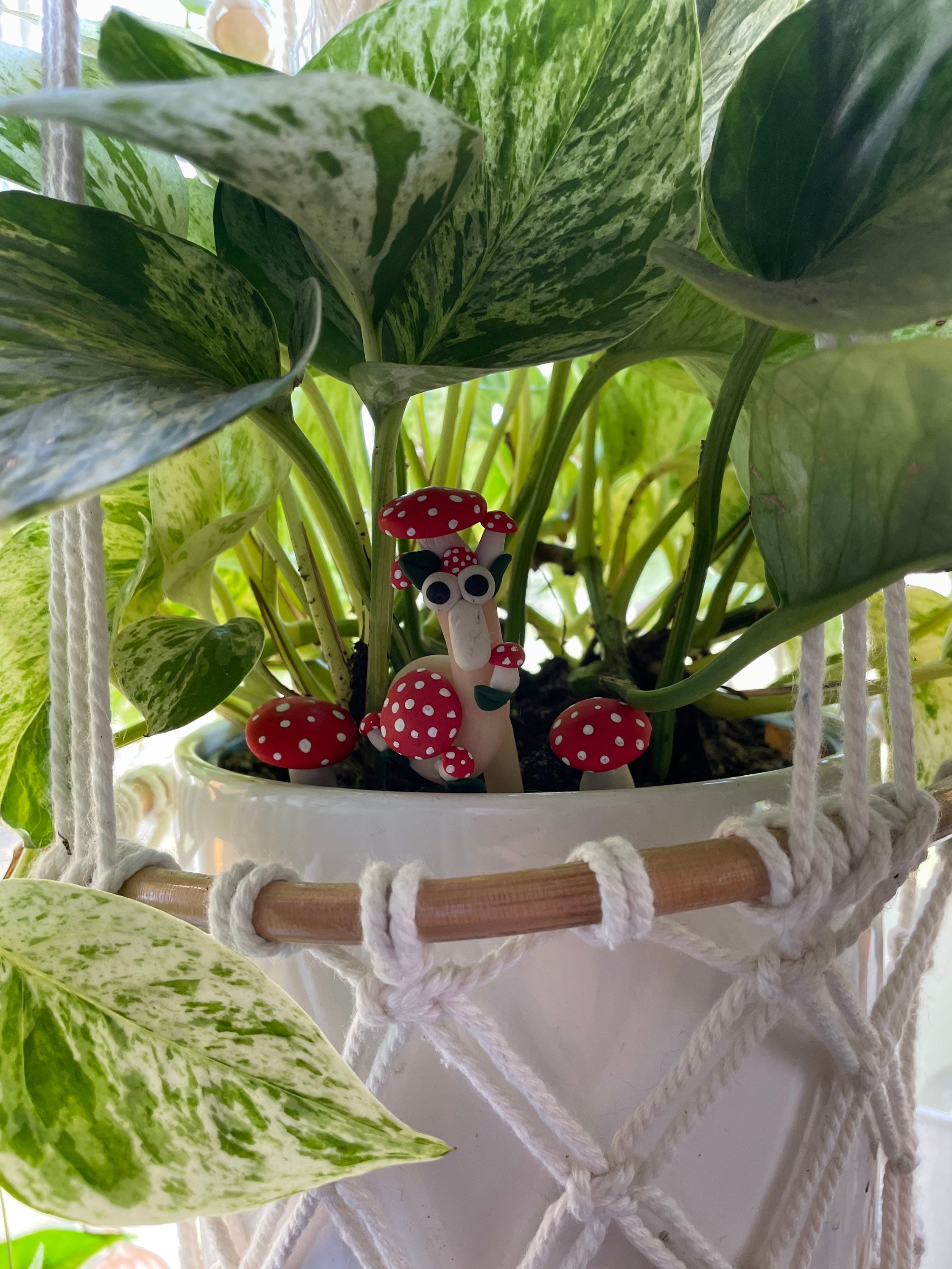 Red Mushroom Garden Decor - Etsy