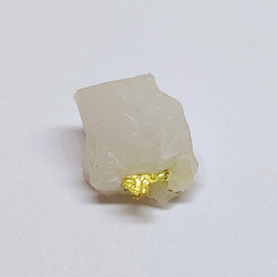 Natural Native Gold in Quartz Rough Crystal From Oriental Mine ...
