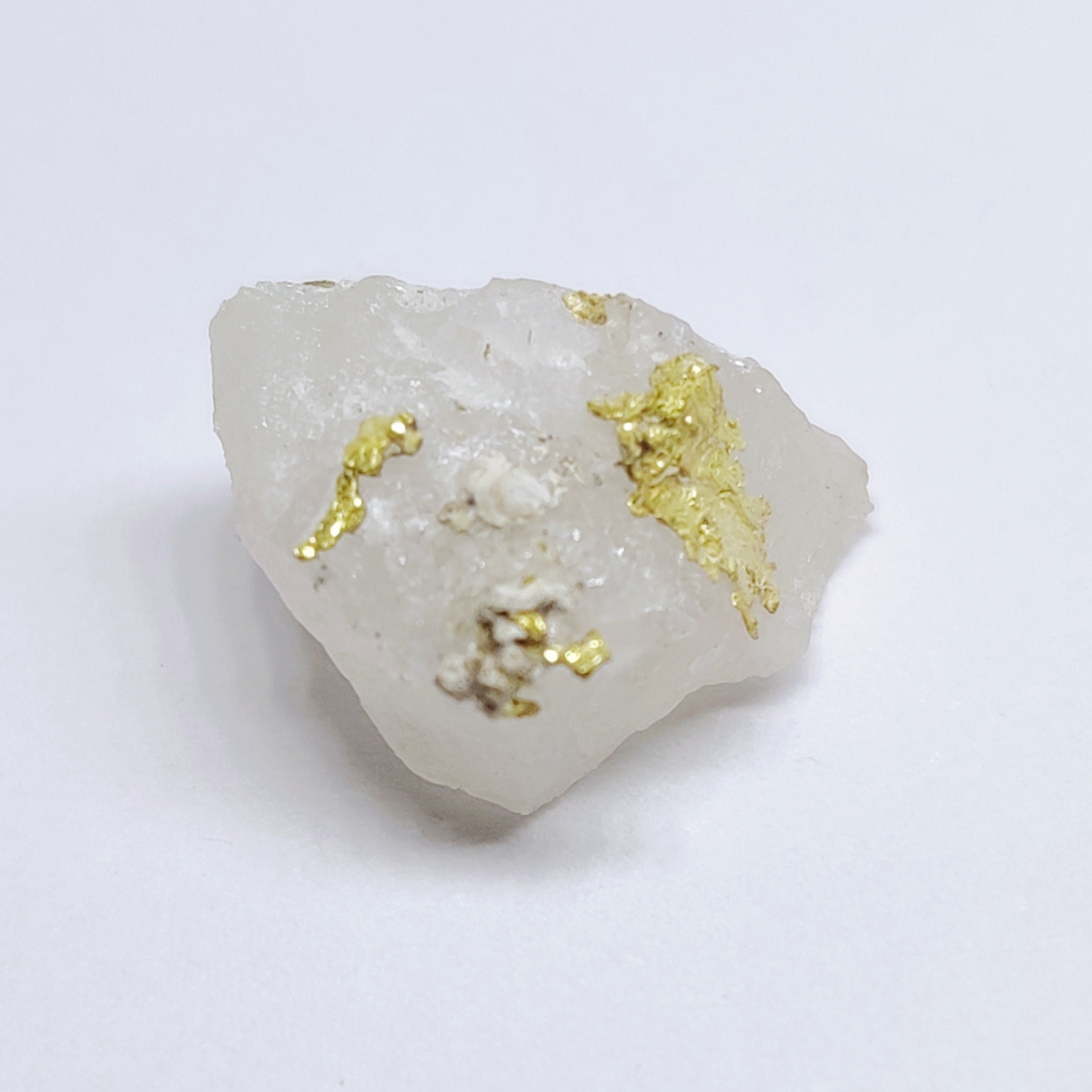 Natural Native Gold in Quartz Rough Crystal From Oriental Mine ...