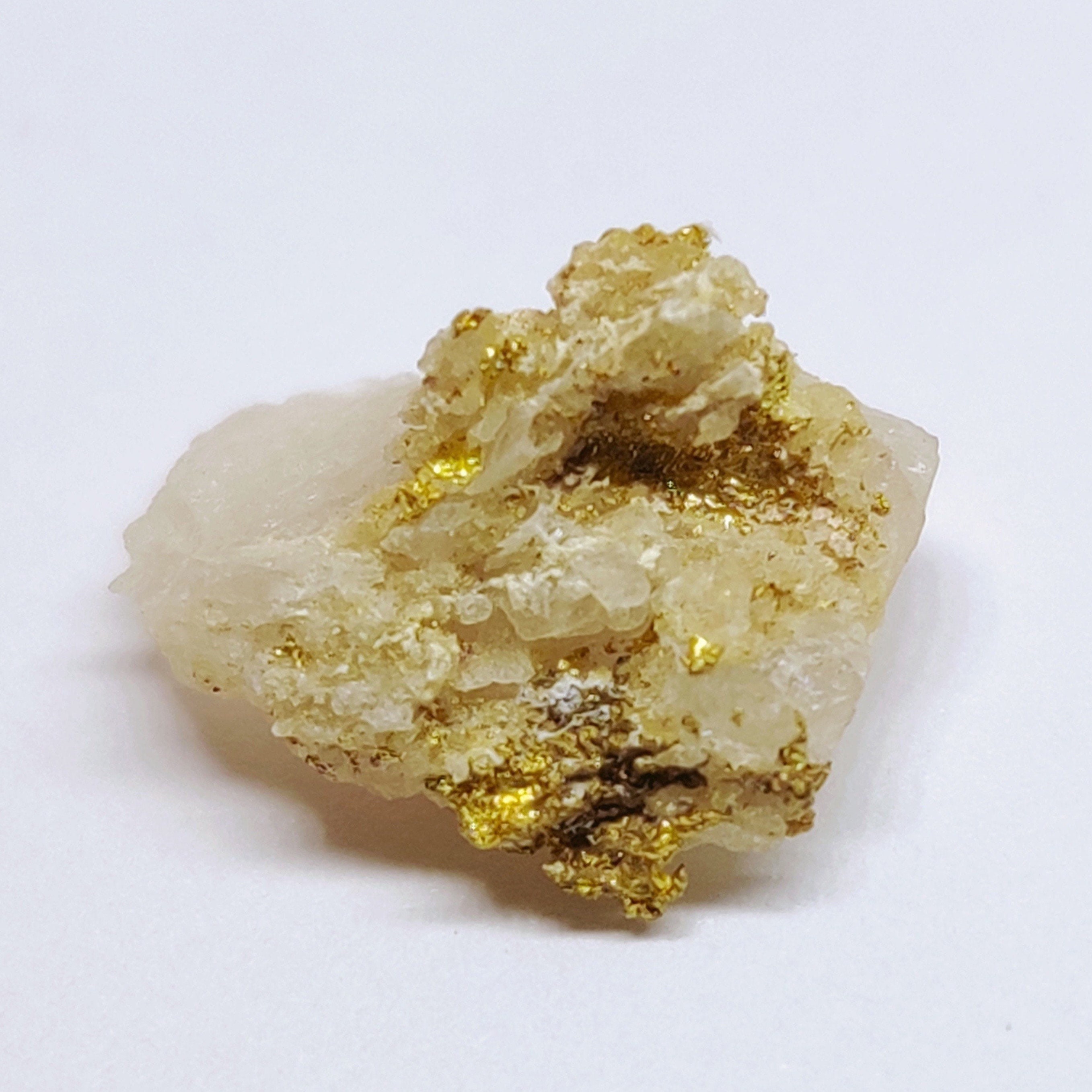 Natural Native Gold in Quartz Rough Crystal From Oriental Mine ...