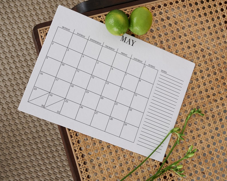 2022 Monthly Planner Printable Sheets PDF, A3 and A4 Printable ...