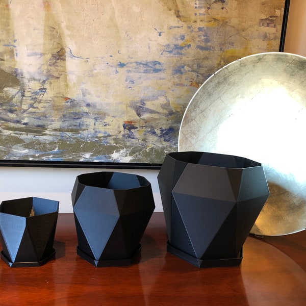 Geometric Plant Pot - Etsy