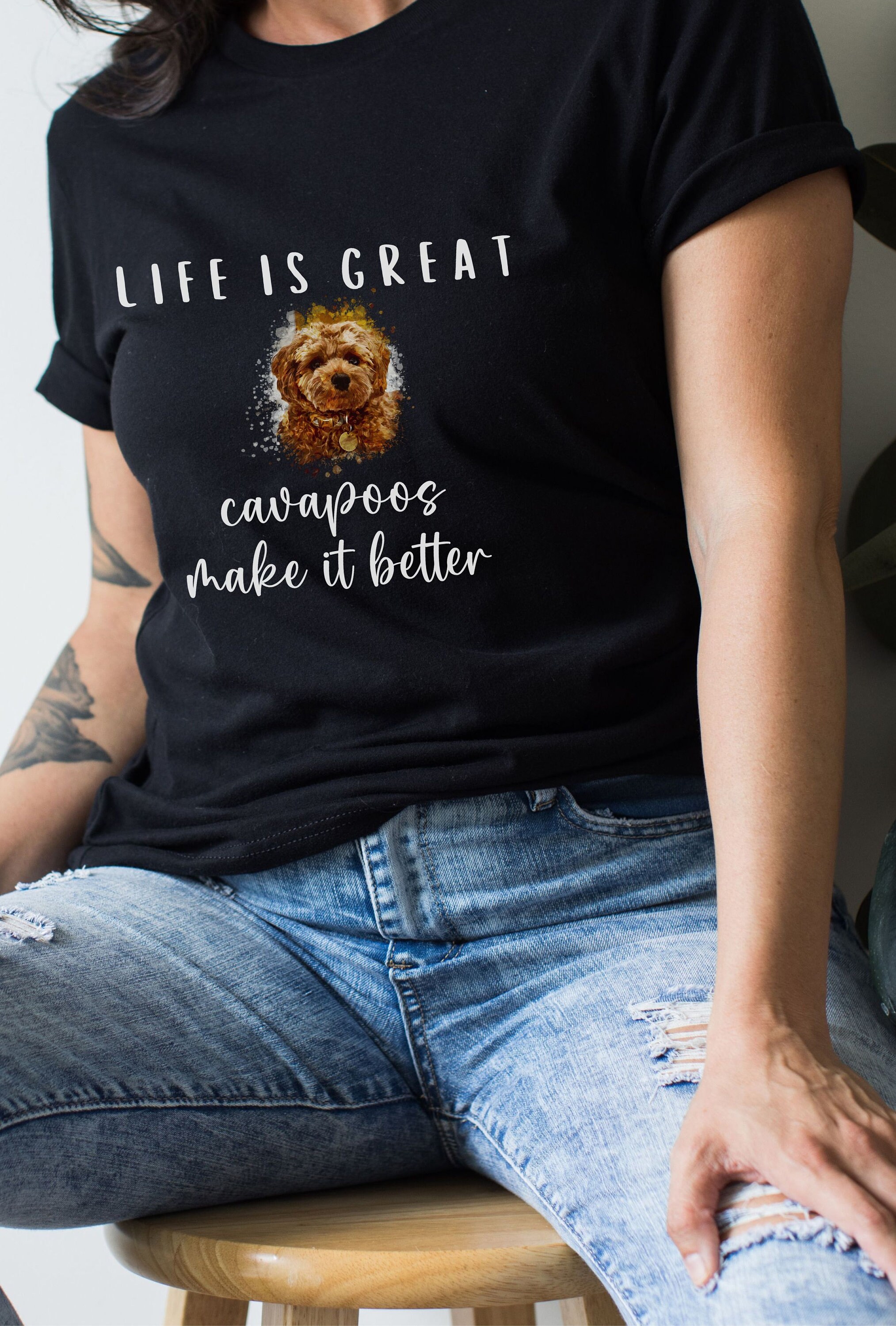 Cavapoo Dog Shirts Cavapoo Mom Shirt Cavapoo Mom Gift - Etsy