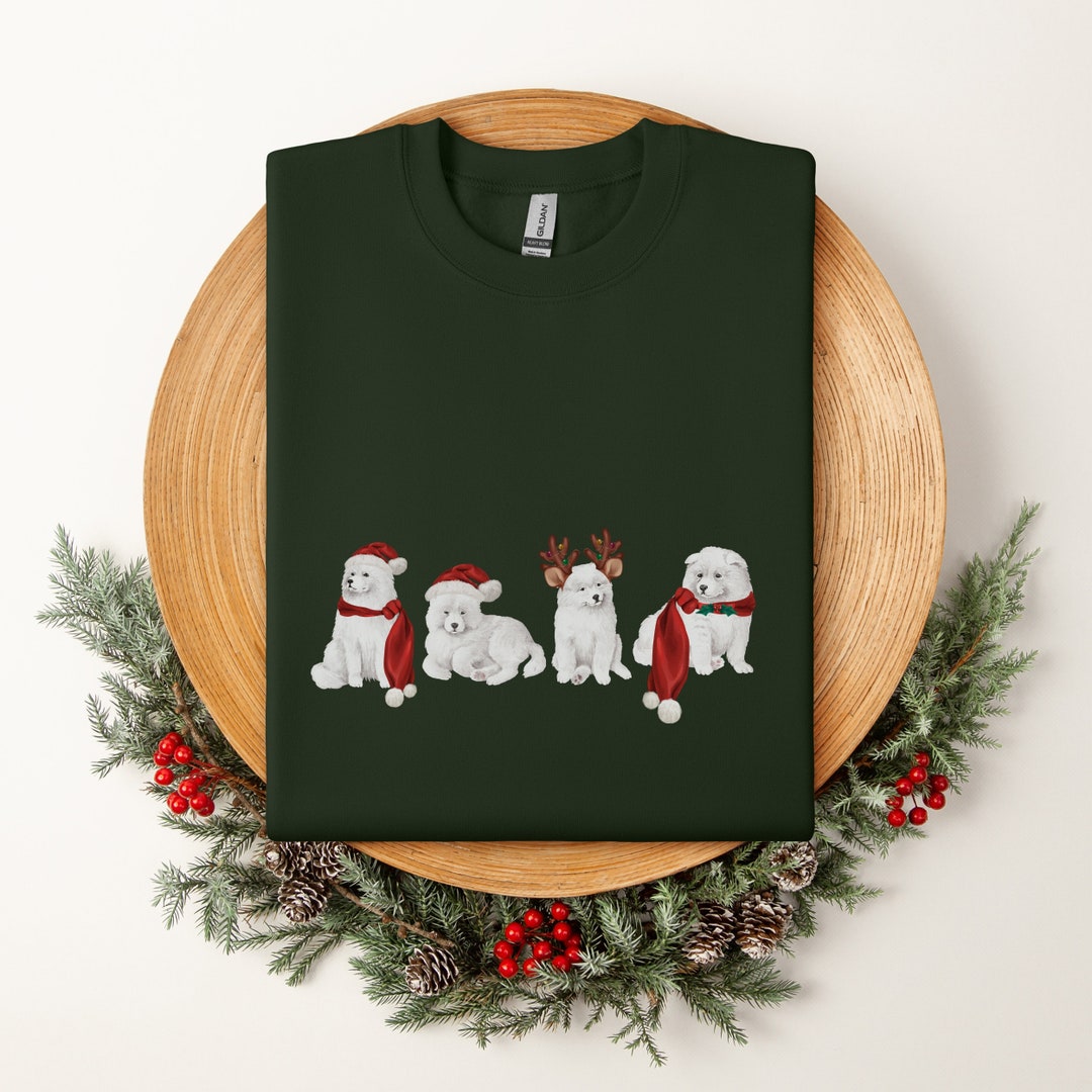 Samoyed Christmas Sweatshirt, Samoyed Christmas Shirt, Samoyed ...