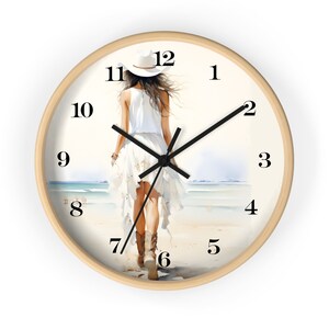 Coastal Cowgirl Wall Clock, Coastal Cowgirl Gifts, Retro Beach Cowgirl ...