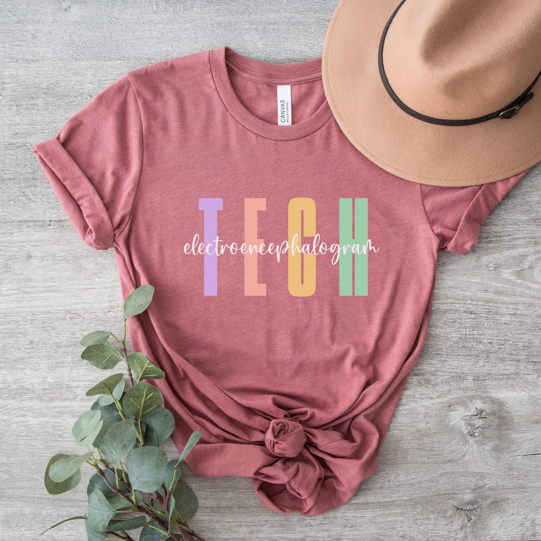 EEG Tech Shirt, Eeg Tech Gifts, Eeg Technician, Electroencephalogram ...
