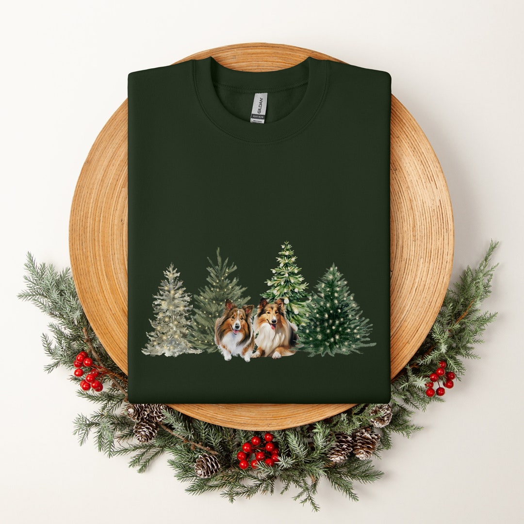 Sheltie Christmas Shirt, Sheltie Sweatshirt, Sheltie Shirts, Sheltie ...
