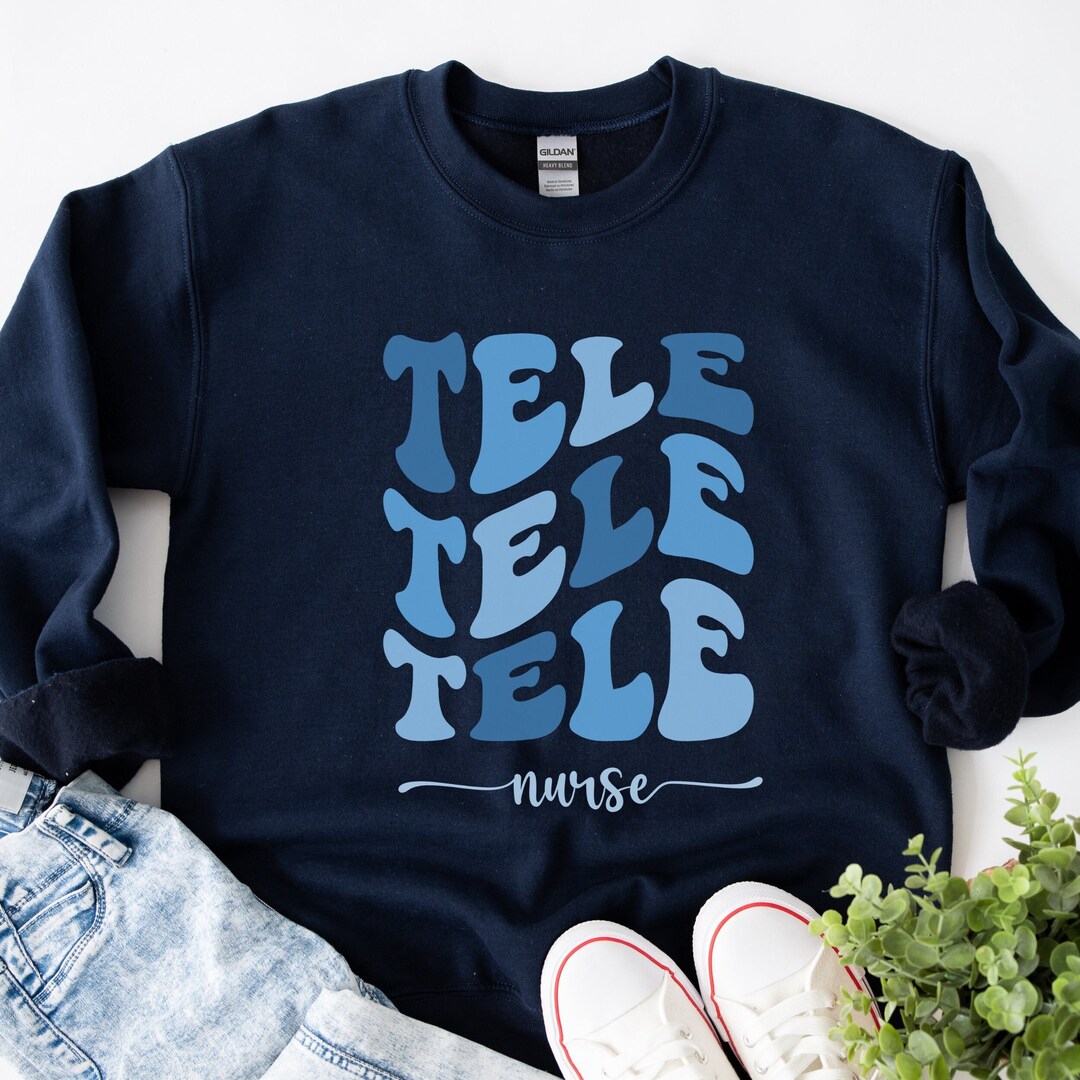Telemetry Nurse Sweatshirt, Telemetry Shirt, Telemetry Nurse Shirt ...